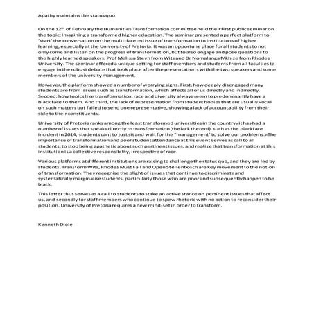 transformation seminar | DOCX