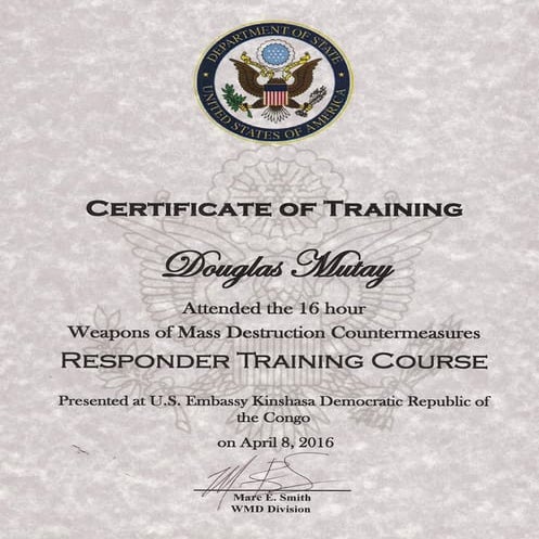 WMD Training April 16 | PDF