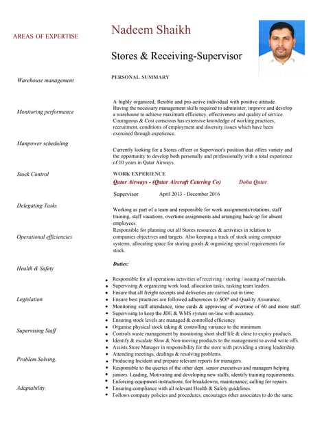 Store-Incharge-Resume | DOCX
