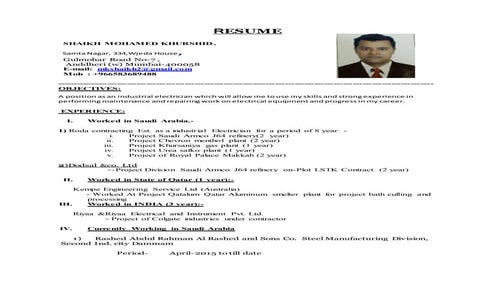 Airport Ground Staff Resume