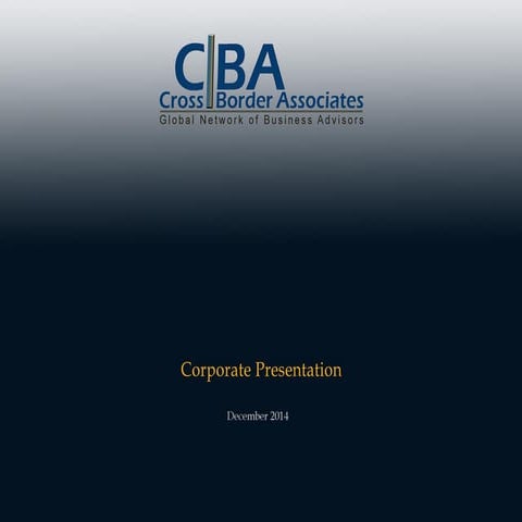 CBA Corporate Presentation | PPT