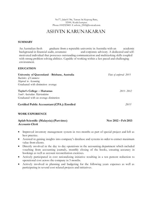 RESUME | DOC | Logistics | Business