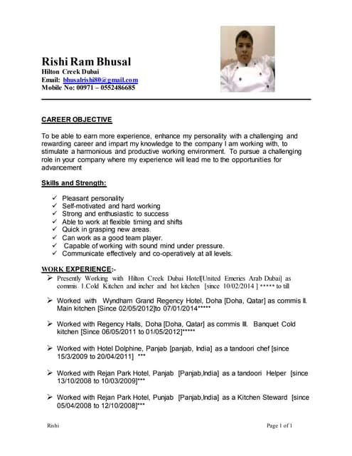 Pradeep new resume | DOC