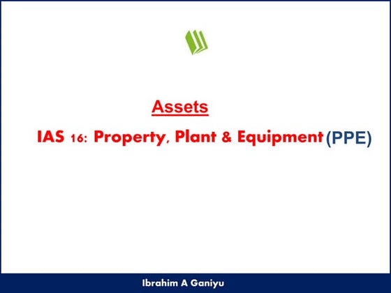 Understanding Initial Recognition of Property, Plant, and Equipment ...