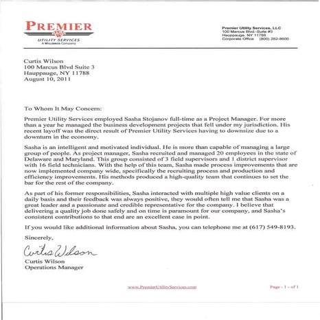 signed recommendation | PDF