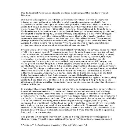 An introduction to industrialization | PPTX