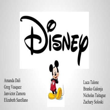 Disney Final Presentation | PPTX