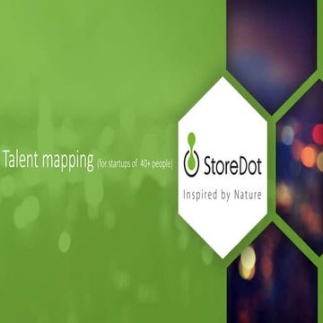 Talent mapping, for growing startups | PPTX