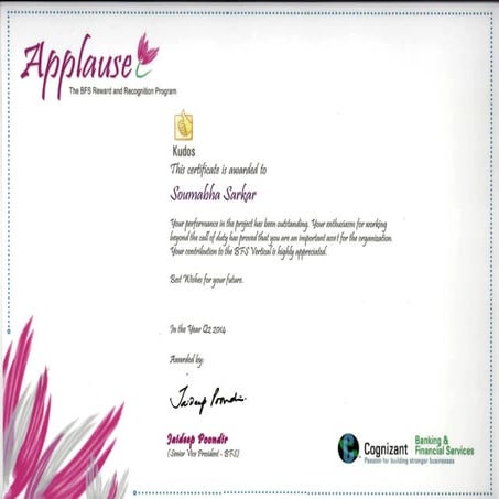 Certificate of Applause | PDF