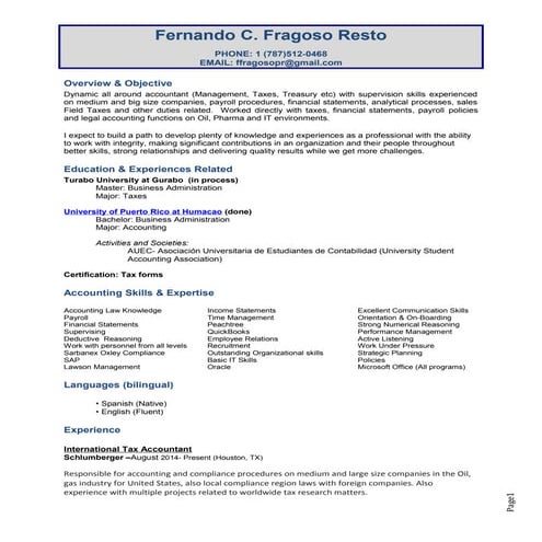 Fernando Fragoso CV | DOC