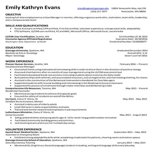 Kristy Keaton-Resume 2016 | PDF