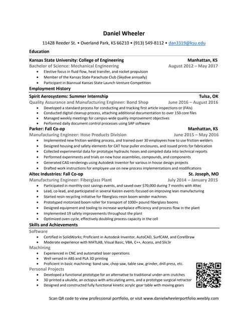 Jack - Resume | PDF
