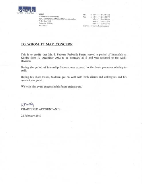 World Bank Reference Letter | PDF