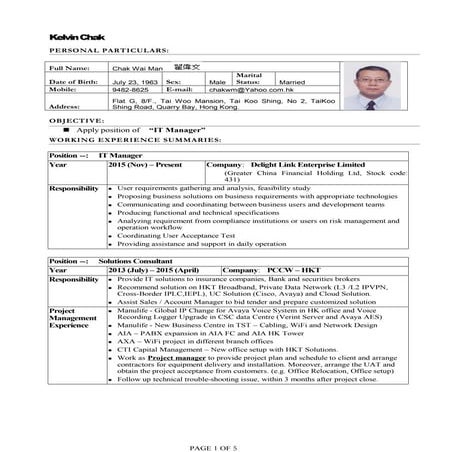 IT Manager (20160510) | PDF