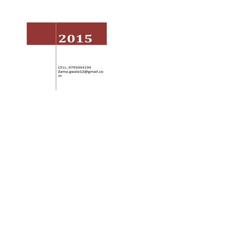 Copy of zama cv | DOC