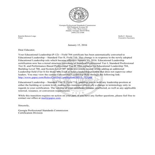 EDLead Tier II Certification Letter - Jan. 15_ 2016 | PDF