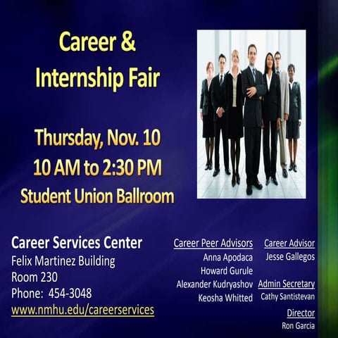 Career Fair Presentation 2016 | PPTX