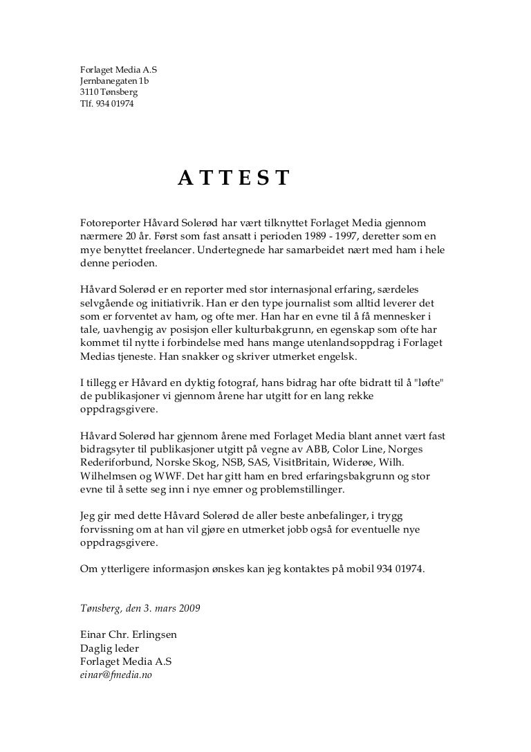 Attest Håvard Forlaget Media