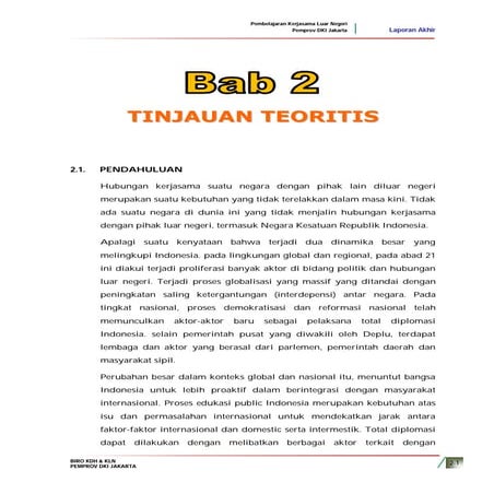 4 bab ii tinjauan teoritis | PDF