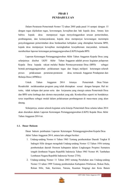 Contoh proposal pemekaran dusun desa embung kandong | DOCX