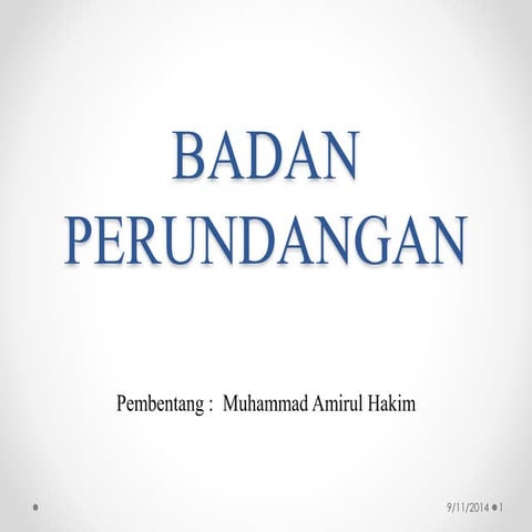 Pengajian Am- Badan Perundangan | PPTX