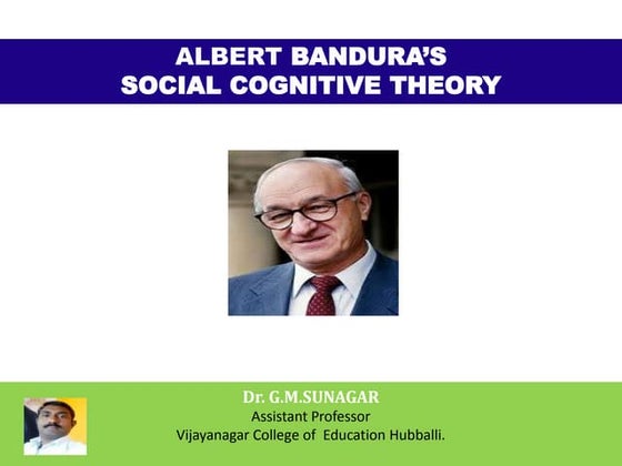 BANDURA SOCIAL LEARNING THEORY | PPT