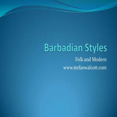 Barbadian Music | PPTX
