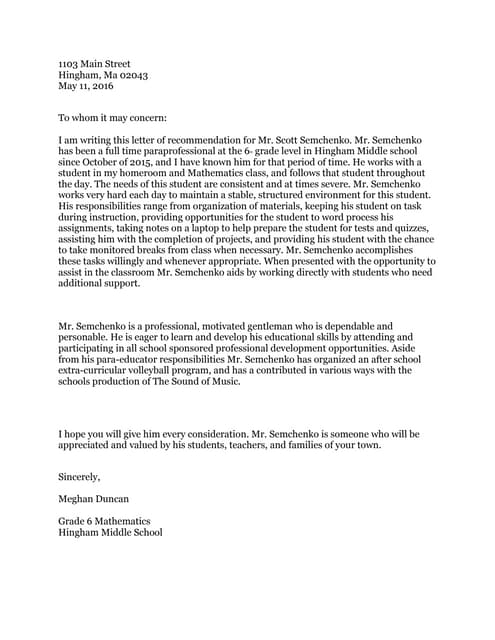 Jonathan Diamond Reference Letter | PDF