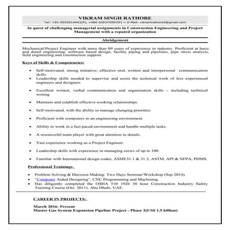 Saurabh Shah Piping Engineer CV | DOCX