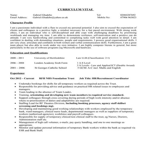 Penklis, Peter - Resume - July 2014 | PDF