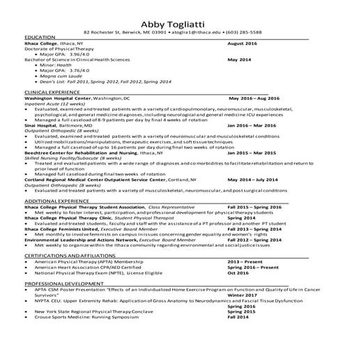 Stephenson, Jill Resume 2016 | PDF
