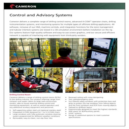 control-and-advisory-systems-flyer Cameron | PDF