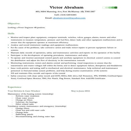 Resume - Victor Abraham | PDF