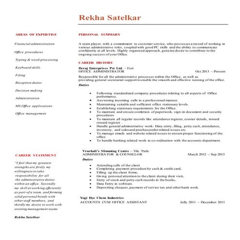 Cv document controller | PDF