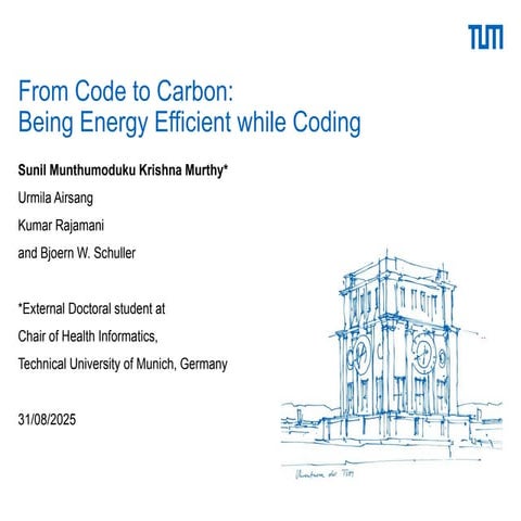 From Code to Carbon Efficient Compute Presentation | PPTX