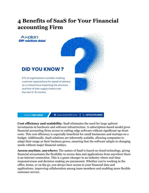 Full Guide on Software as a Service (SaaS) | PDF | Cloud Computing ...