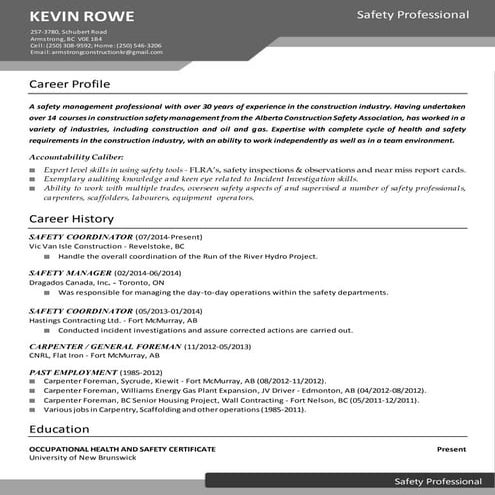 Kevin Rowe Resume (1) | DOCX