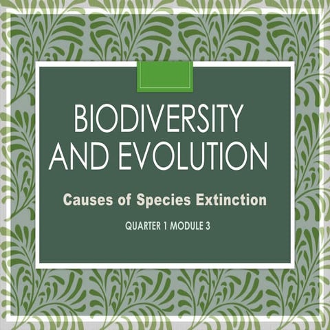 Biodiversity and Evolution | PPTX