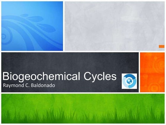 Biogeochemical cycles | PPT