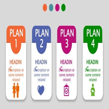 4 box infographics animation | PPT