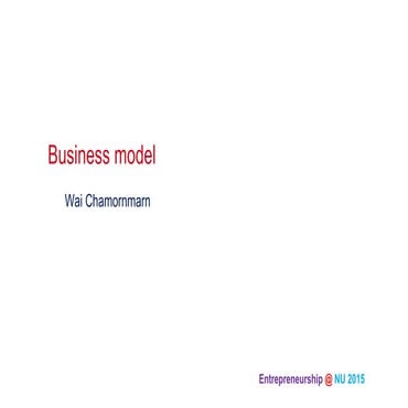 4 business model 2015 | PDF