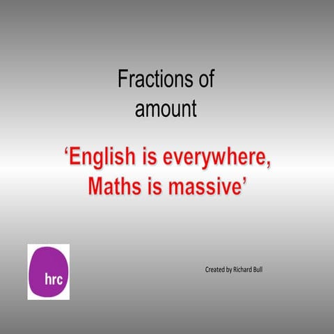 4c. fraction of amount | PPT