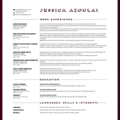 CV Creative & Data Driven Marketeer | PDF