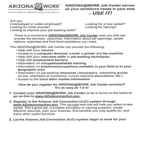 AZ@Work Services | PDF