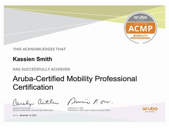 Brocade Certified Ethernet Fabric Professional 2015 certificate | PDF