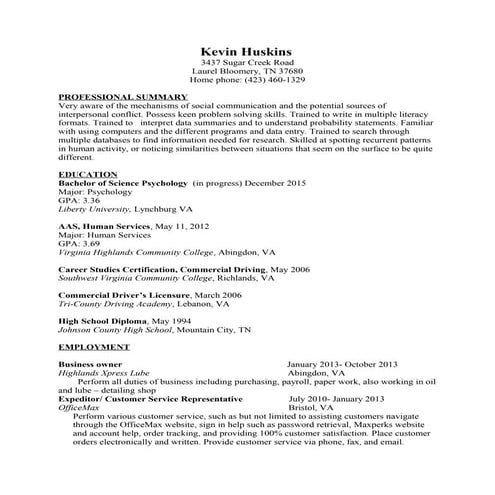 Sean English - Resume | DOCX