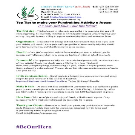 Fundraising Form | PDF