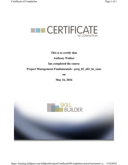 certificate | PDF