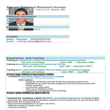 cv elsayed | DOC