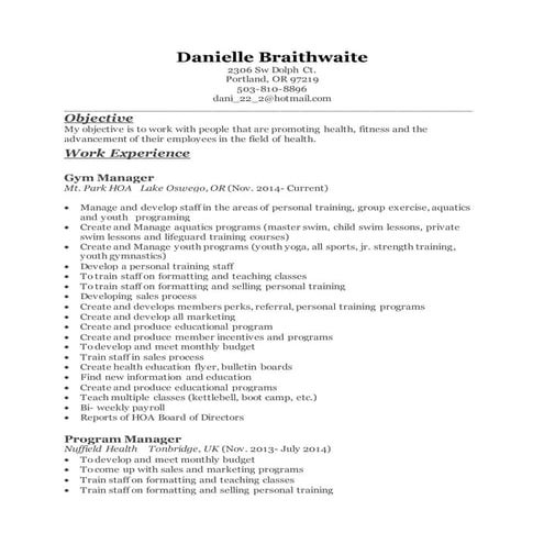 Matt Blackwell Resume | DOC
